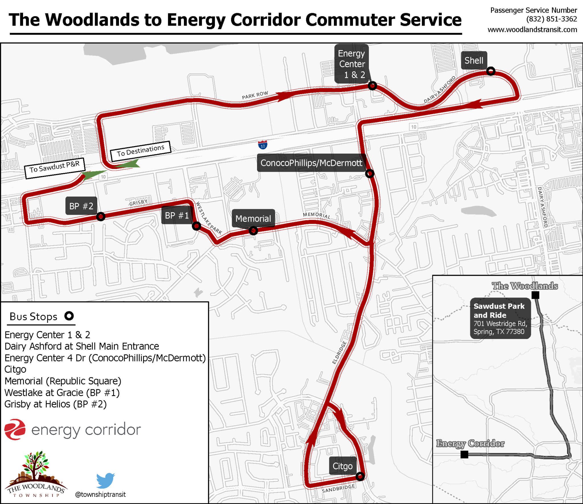 The Woodlands Commuter Service | The Energy Corridor District