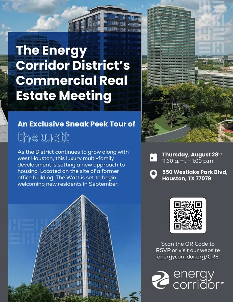 Commercial Real Estate Meeting - The Energy Corridor District